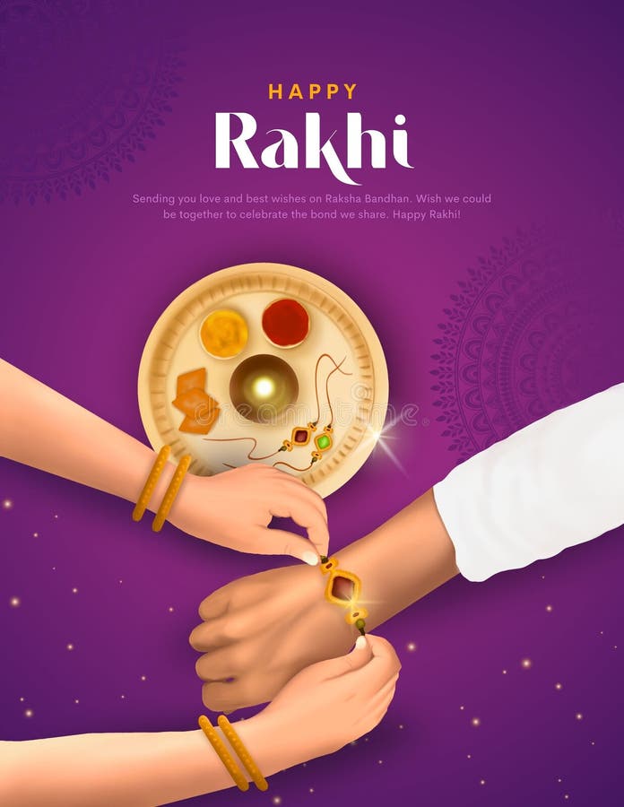 Creative Vector Illustration of Rakshabandhan Stock Illustration ...