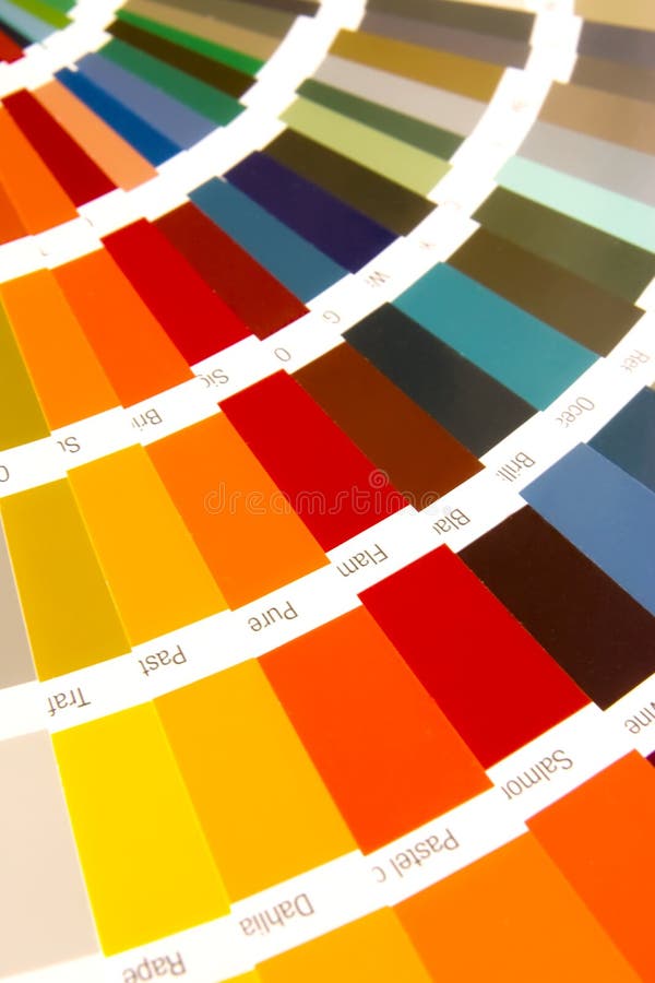 RAL Sample Colors Catalogue Stock Image - Image of palette, design: 7749109
