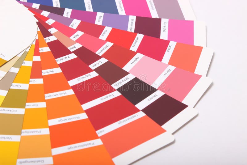 Ral Colours on White Background Stock Image - Image of cmyk, white ...