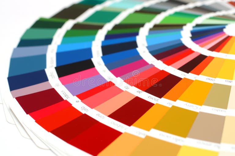 RAL Sample Colors Catalogue Stock Image - Image of coloured, palette ...