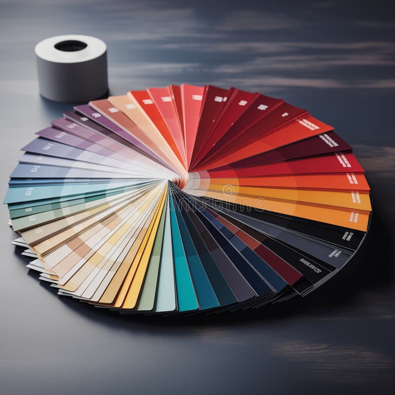 RAL Sample Colors Catalogue Stock Image - Image of coloured, palette ...