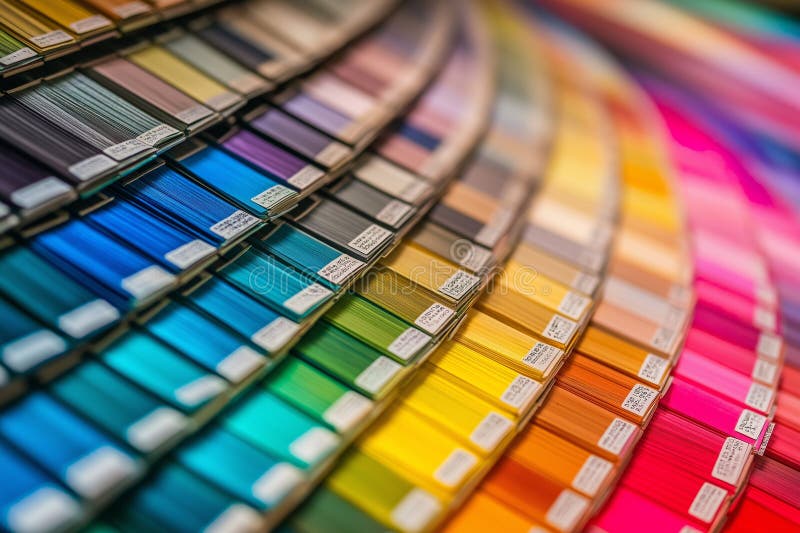 RAL Sample Colors Catalogue Stock Image - Image of chart, pattern ...