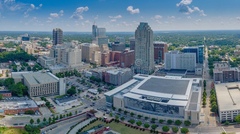 Raleigh, Fotografía Aérea Del NC Fotografía editorial - Imagen de ...