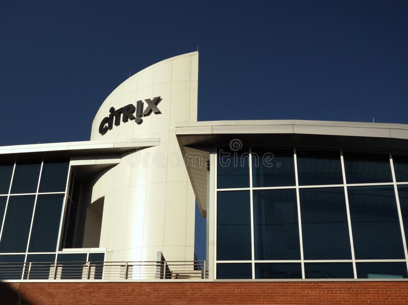 RALEIGH,NC/USA - 2-06-2019: Citrix Office Building in Downtown Raleigh ...