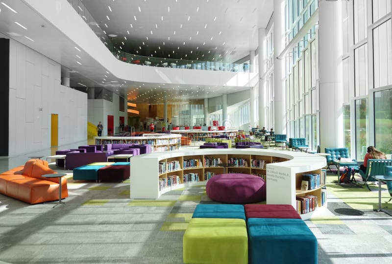 RALEIGH,NC/USA - 8-24-2018: the James B Hunt Library on Centennial ...