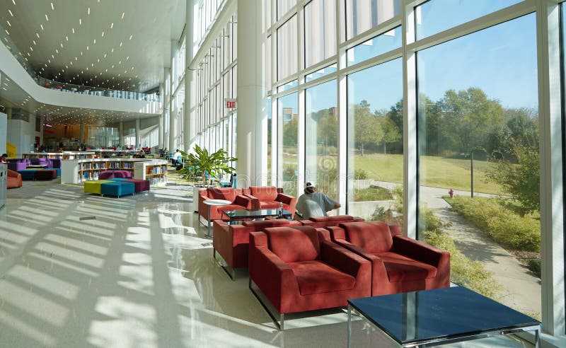 Raleigh,NC - USA - 11-07-2022: Students in the James B Hunt Library on ...