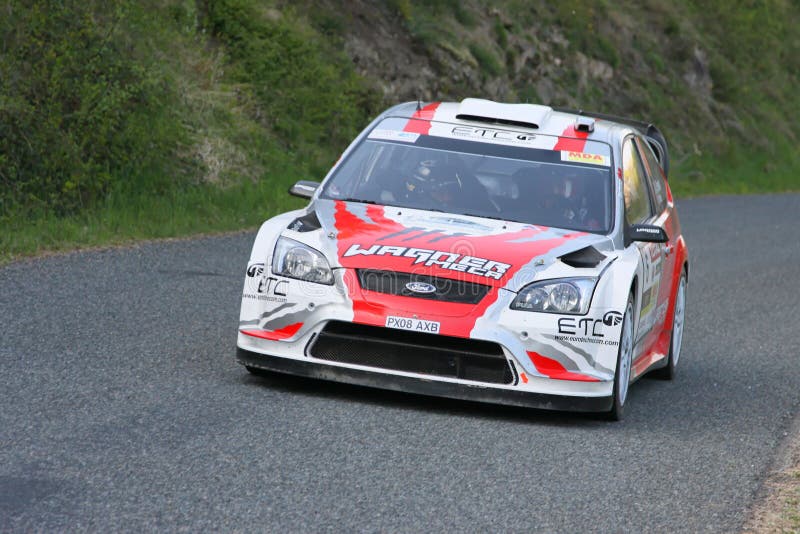 Rally Car editorial stock photo. Image of country, french - 19187073