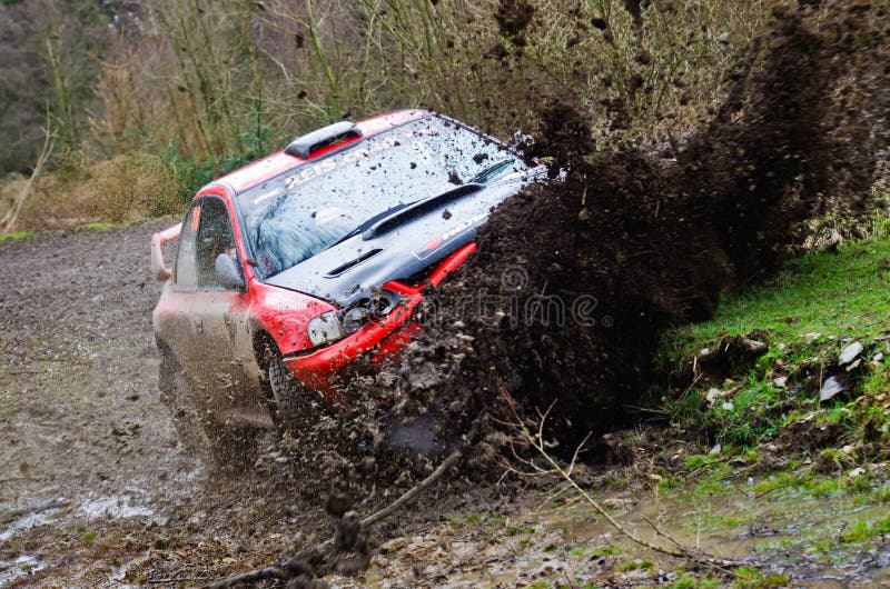 Rally Car Crash editorial photo. Image of malcolm, forest - 23692916
