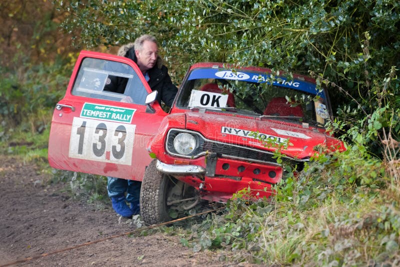 Rally car crash editorial image. Image of rallying, damage - 27512400