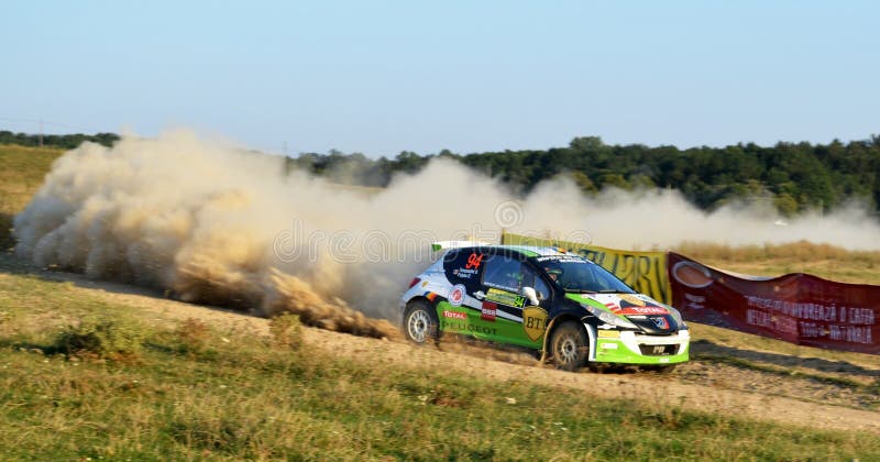 Rally Car editorial stock image. Image of rally, neck - 44459174