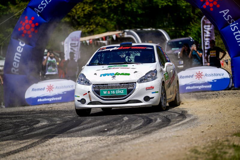 Rally Car Race in Bursa Rally, Turkiye Editorial Image - Image of ...