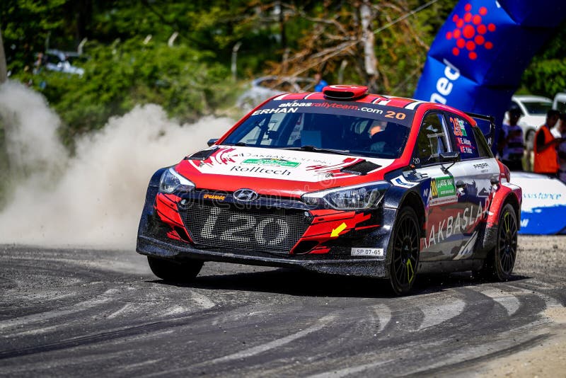 Rally Car Race in Bursa Rally, Turkiye Editorial Photo - Image of ...