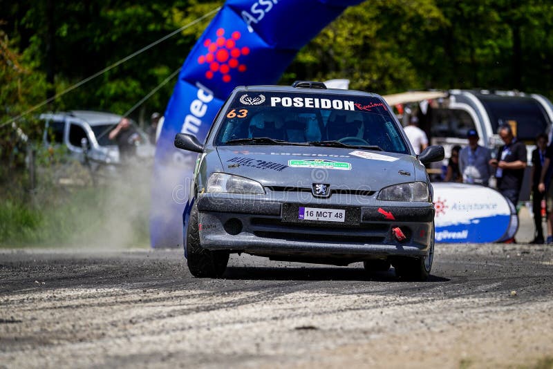 Rally Car Race in Bursa Rally, Turkiye Editorial Stock Image - Image of ...
