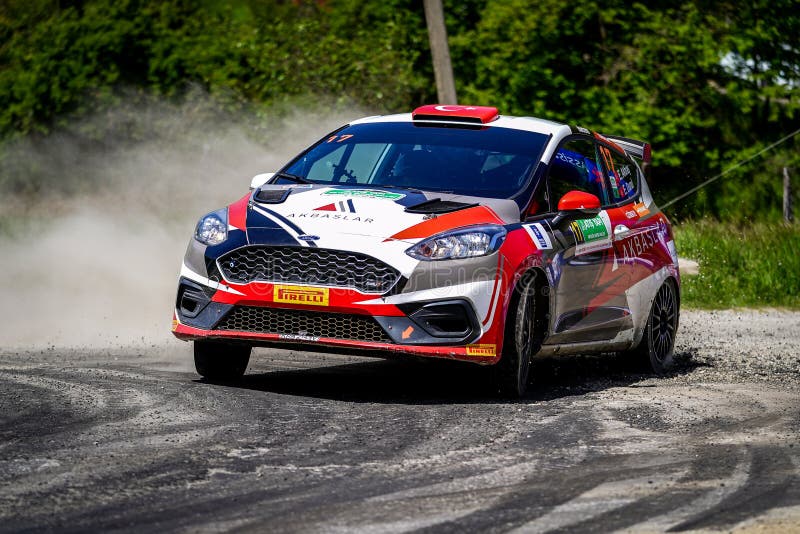 Rally Car Race in Bursa Rally, Turkiye Editorial Stock Photo - Image of ...