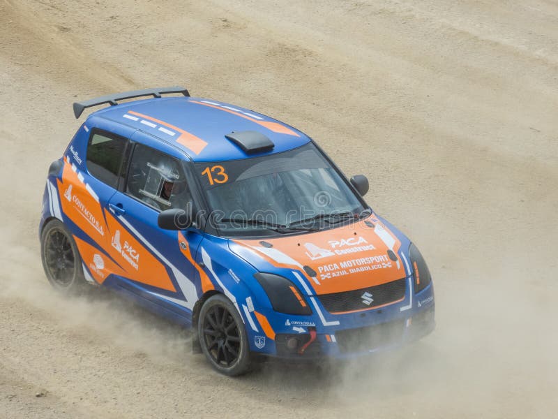 Rally Car on Race at a Portuguese Circuit in 2021 Editorial Image ...