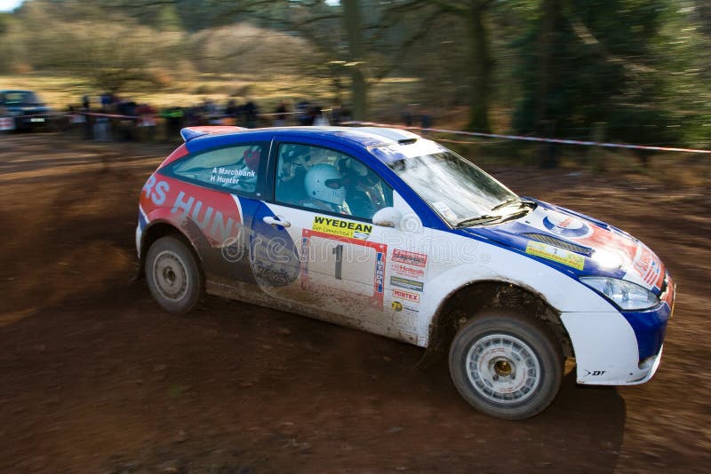 Rally car jumping editorial stock photo. Image of navigator - 4883018