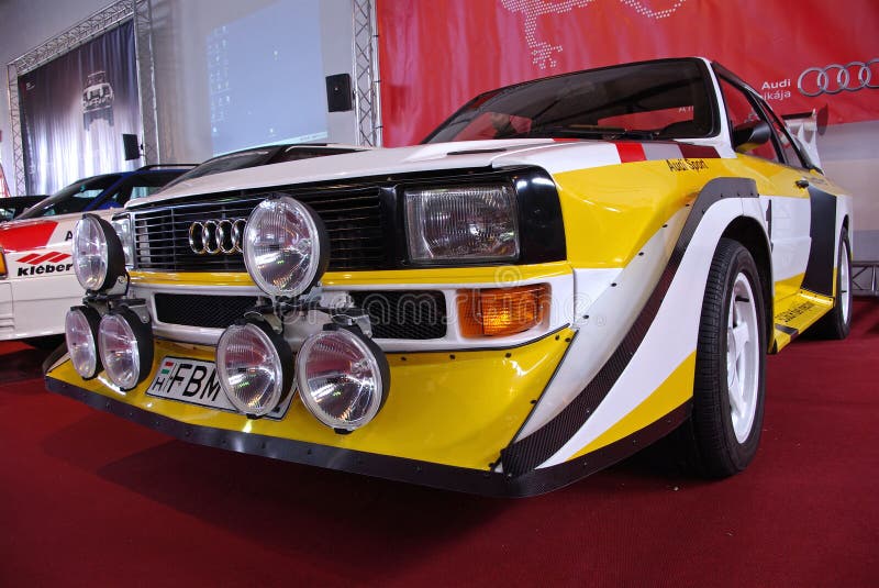 Audi Rallye Quattro A2 editorial stock photo. Image of champion - 6629253