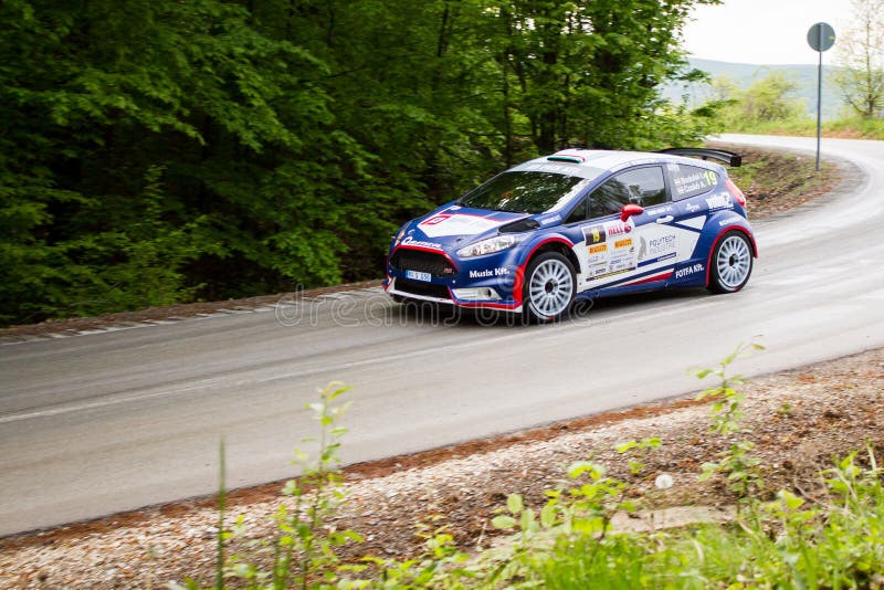 Rally Car Szekesfehervar Hungary Editorial Photo - Image of competitive ...