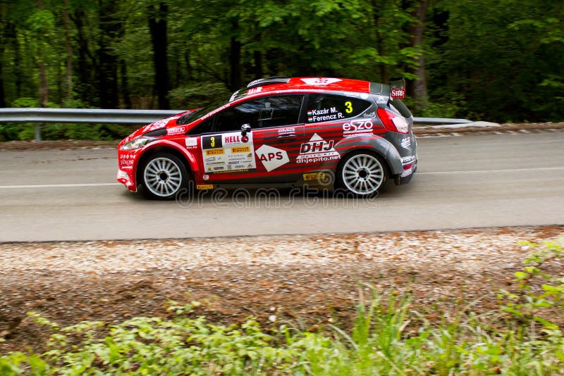 Rally Car Szekesfehervar Hungary Editorial Image - Image of hungary ...
