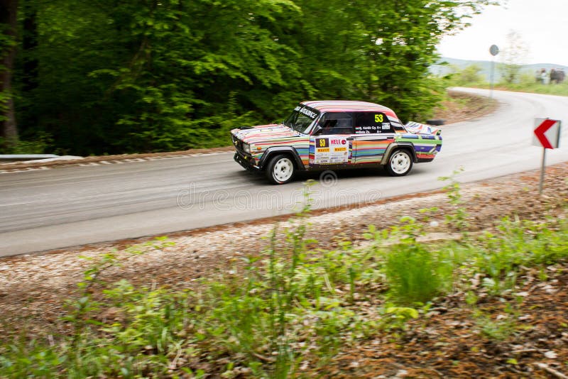 Rally Car Szekesfehervar Hungary Editorial Stock Image - Image of ...