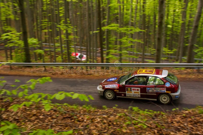Rally Car Szekesfehervar Hungary Editorial Photo - Image of extreme ...