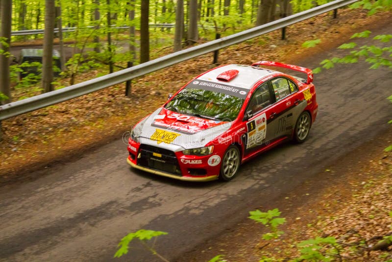 Rally Car Szekesfehervar Hungary Editorial Stock Photo - Image of ...