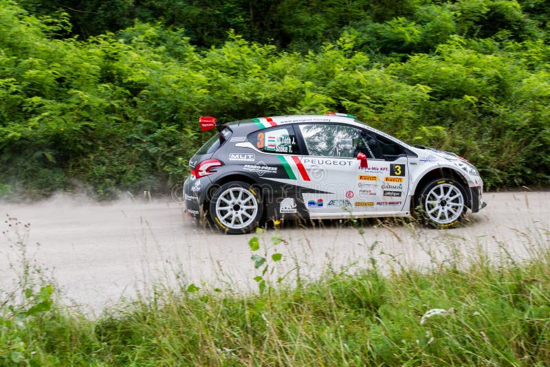 Rally Car Szekesfehervar Hungary Editorial Photo - Image of motorsport ...