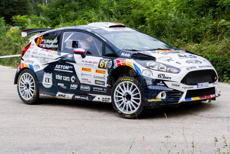 Rally Car Szekesfehervar Hungary Editorial Photo - Image of dust, rain ...