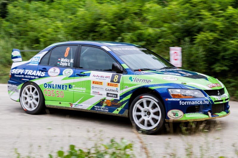 Rally Car Szekesfehervar Hungary Editorial Stock Photo - Image of ...