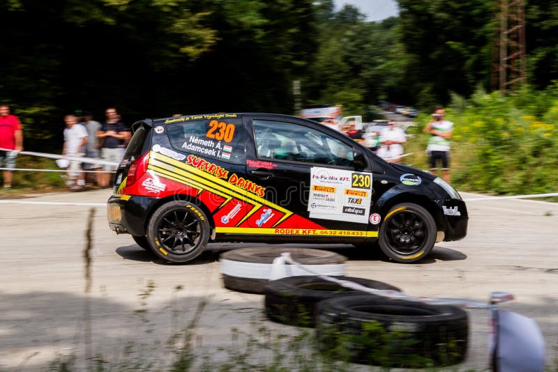 Rally Car Szekesfehervar Hungary Editorial Stock Image - Image of rally ...