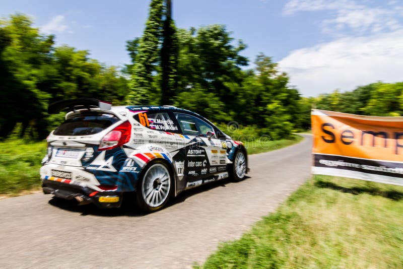 Rally Car Szekesfehervar Hungary Editorial Stock Photo - Image of ...