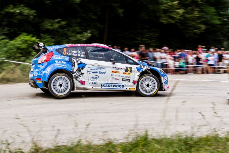 Rally Car Szekesfehervar Hungary Editorial Photo - Image of racecar ...