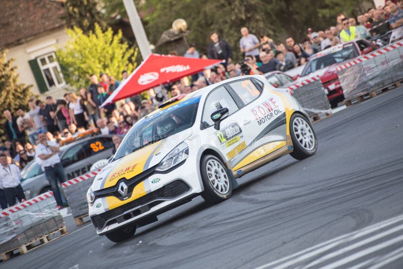 Rally Car during Urban Race Editorial Image - Image of fast, action ...