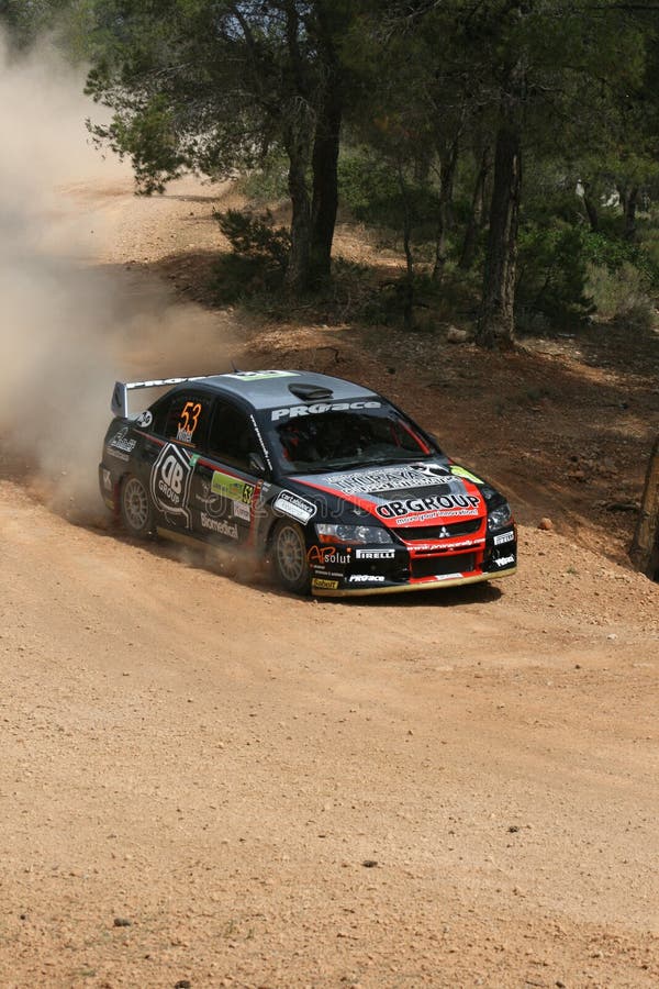 Rally Car at WRC Rally Acropolis Editorial Stock Photo - Image of dirt ...