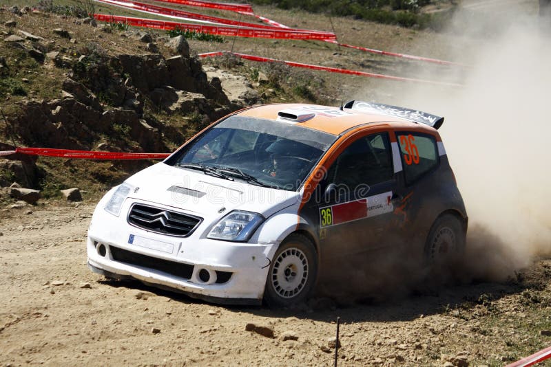 Rally competition editorial stock image. Image of track - 105983804