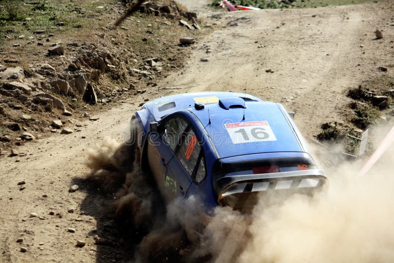 Rally competition editorial stock photo. Image of countryside - 105984233