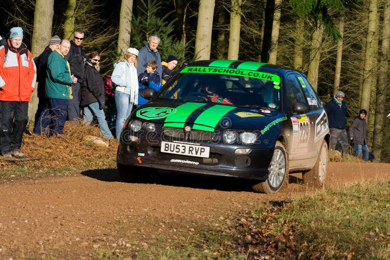 Rally driving editorial stock photo. Image of racer, forests - 5936448