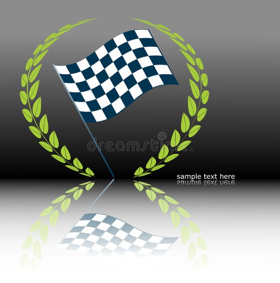 Rally flag stock vector. Illustration of fastest, rally - 5119189