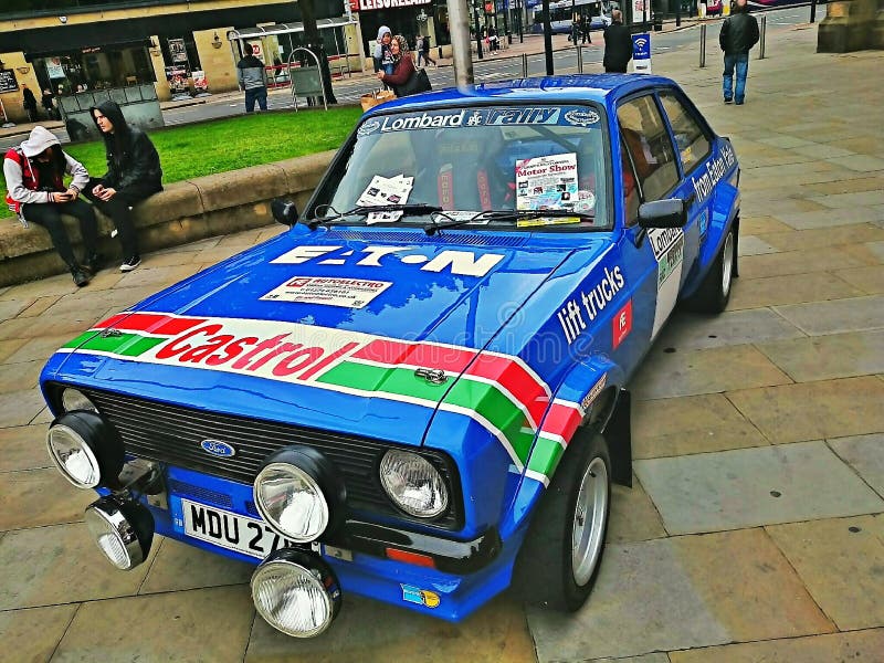 Rally ford escort editorial stock image. Image of rally - 44479119