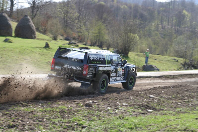 Rally Hummer editorial stock image. Image of stone, driver - 6767699
