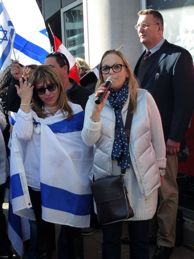 Rally for Israel in Toronto Editorial Stock Photo - Image of toronto ...