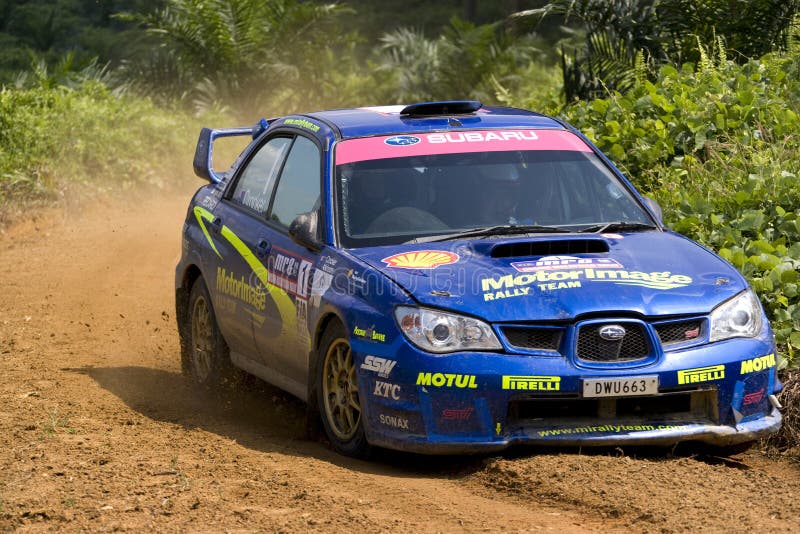Rally motorcar racing editorial photo. Image of speed - 6711056