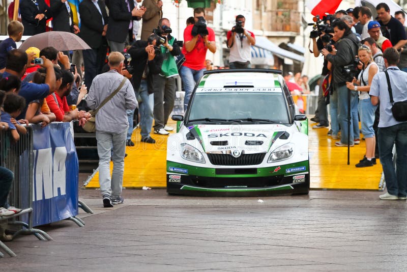 Rally race car editorial stock image. Image of race, automobile - 24942309