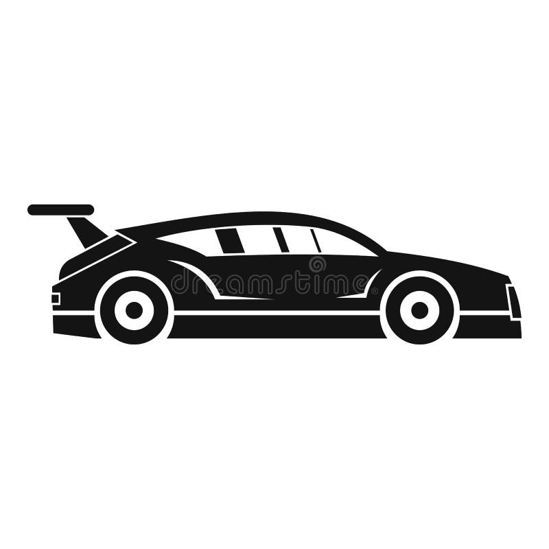 Rally Racing Car Icon, Simple Style Stock Vector - Illustration of ...