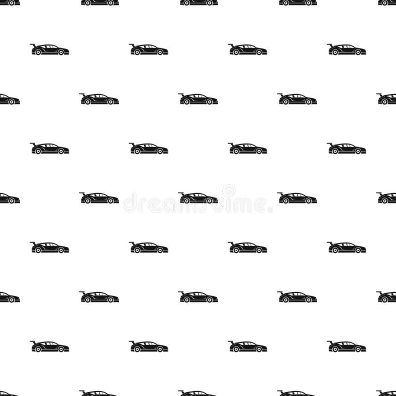 Rally Racing Car Pattern Vector Stock Vector - Illustration of rally ...