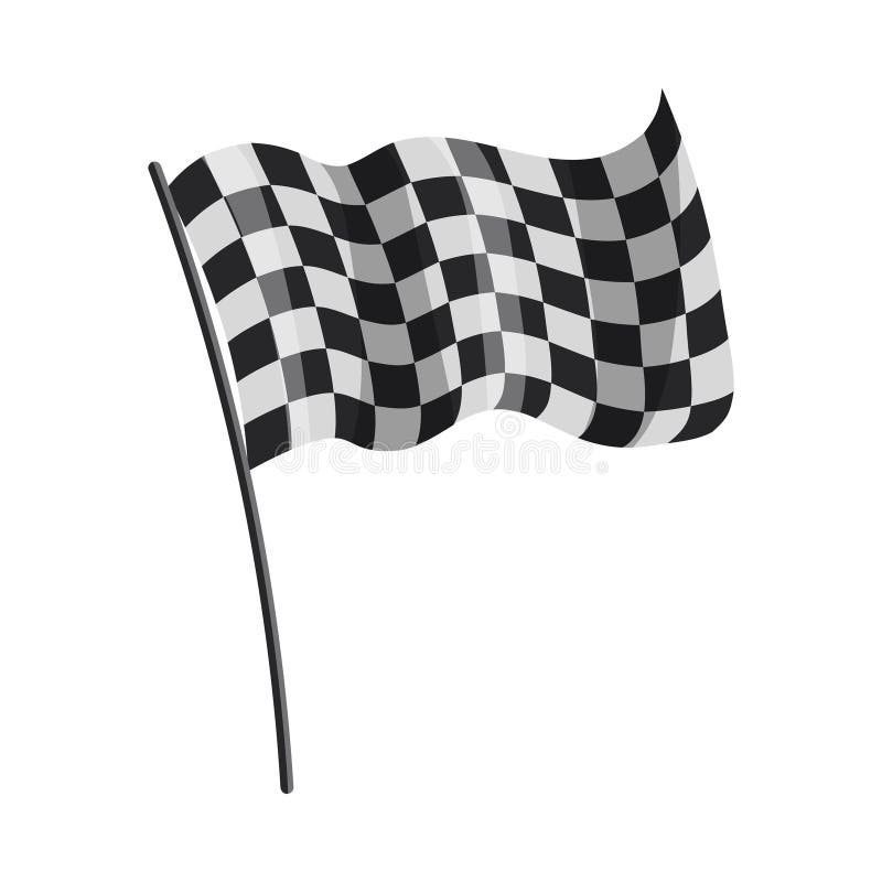 Rally racing flag stock illustration. Illustration of thrilling - 300159354