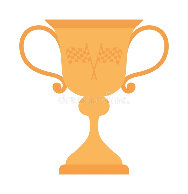 Rally racing trophy stock illustration. Illustration of isolation ...