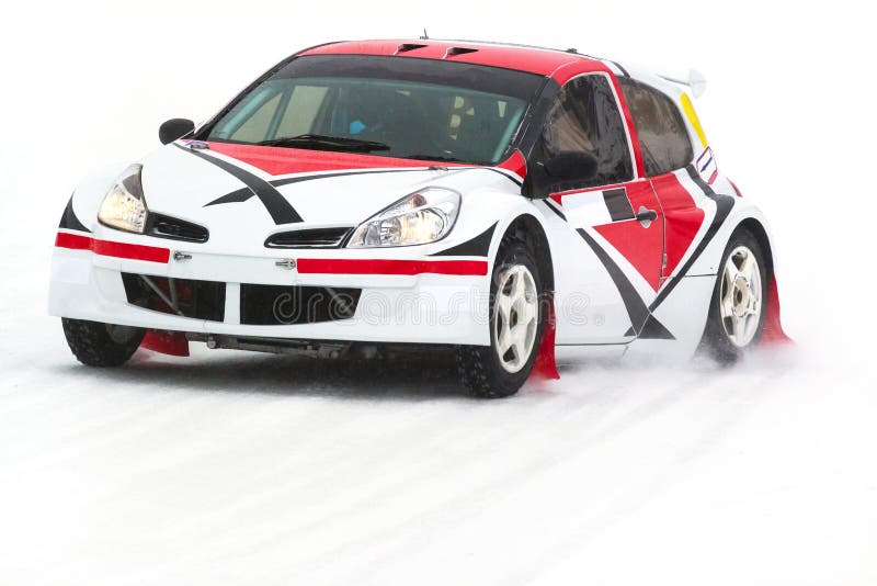 Rally on snow stock image. Image of pilot, grip, drift - 167351759