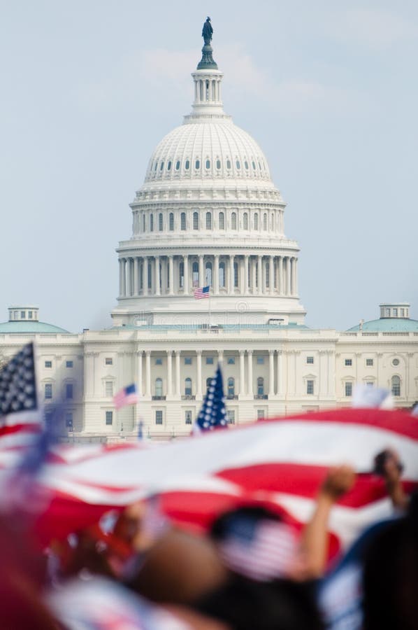 Rally in Washington stock image. Image of patriotic, america - 13545109