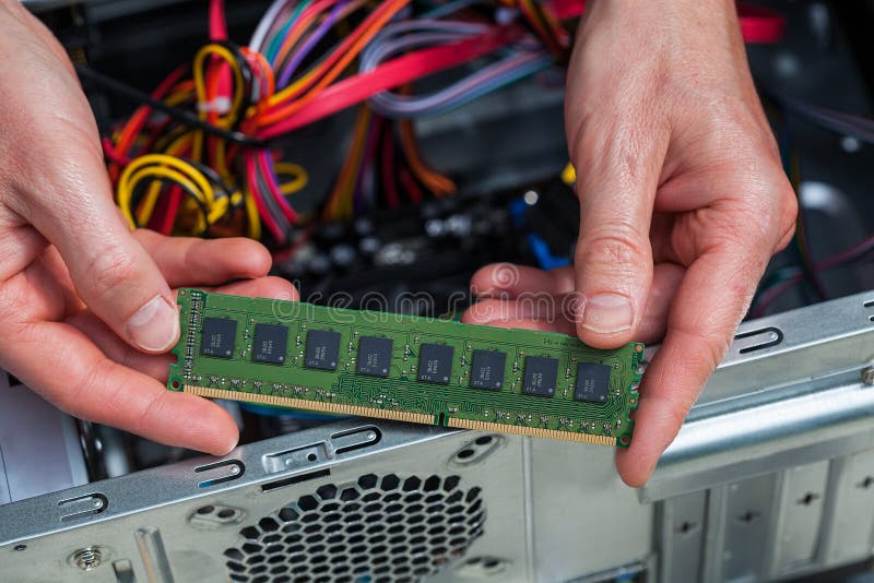 Ram card assemblage stock image. Image of data, hold - 38303063